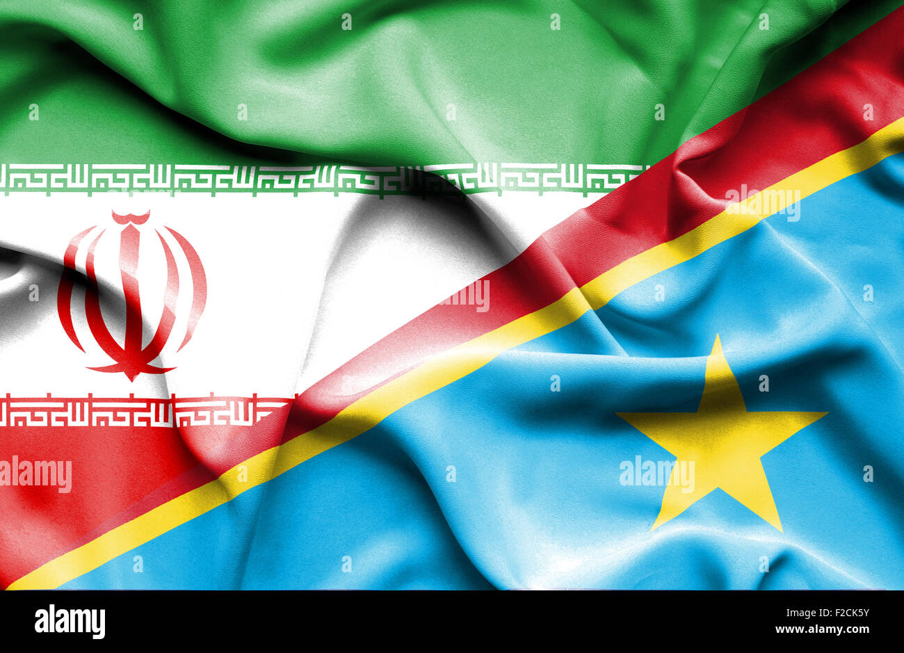 Congo iran flag hi-res stock photography and images - Alamy