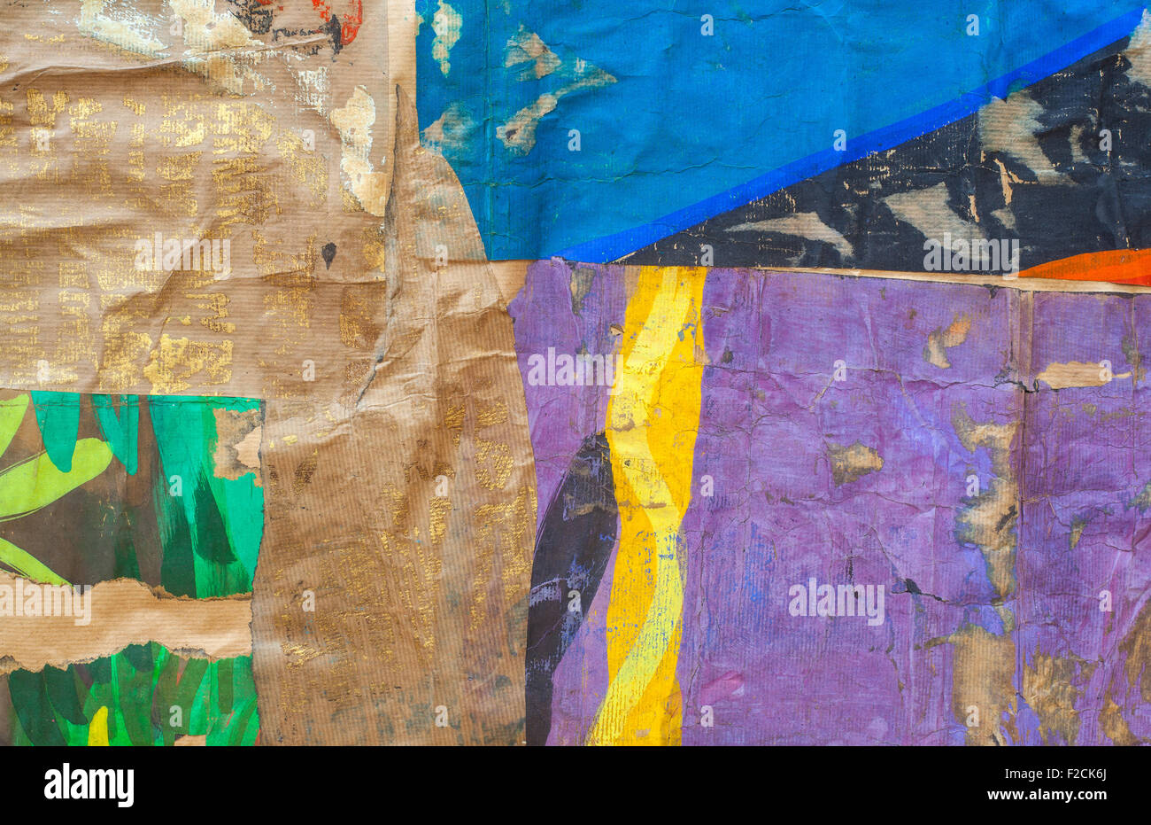 View of colorful background created with wrinkled paper Stock Photo - Alamy