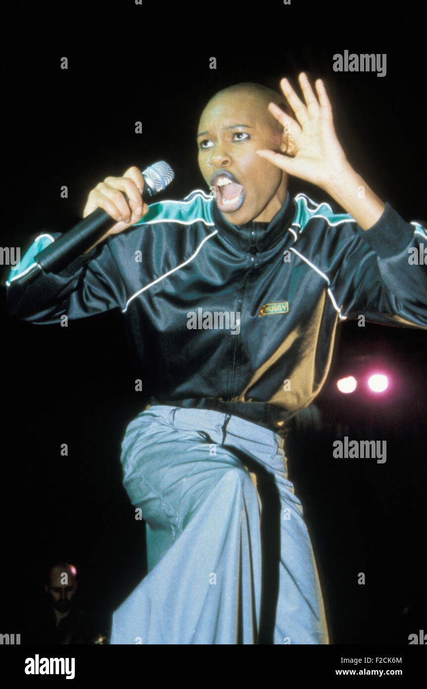 SKUNK ANANSIE UK rock group with lead singer Skin about 1995 Stock ...