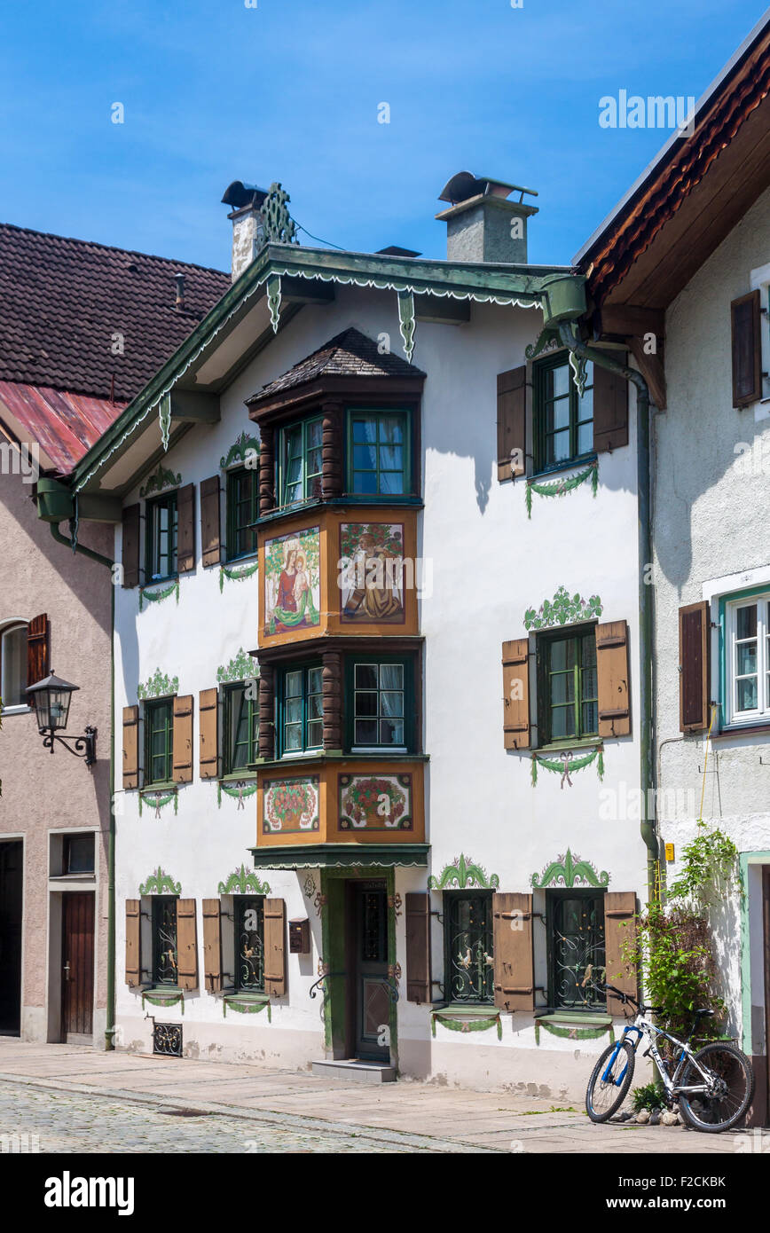 Historical old town of fuessen hi-res stock photography and images - Alamy