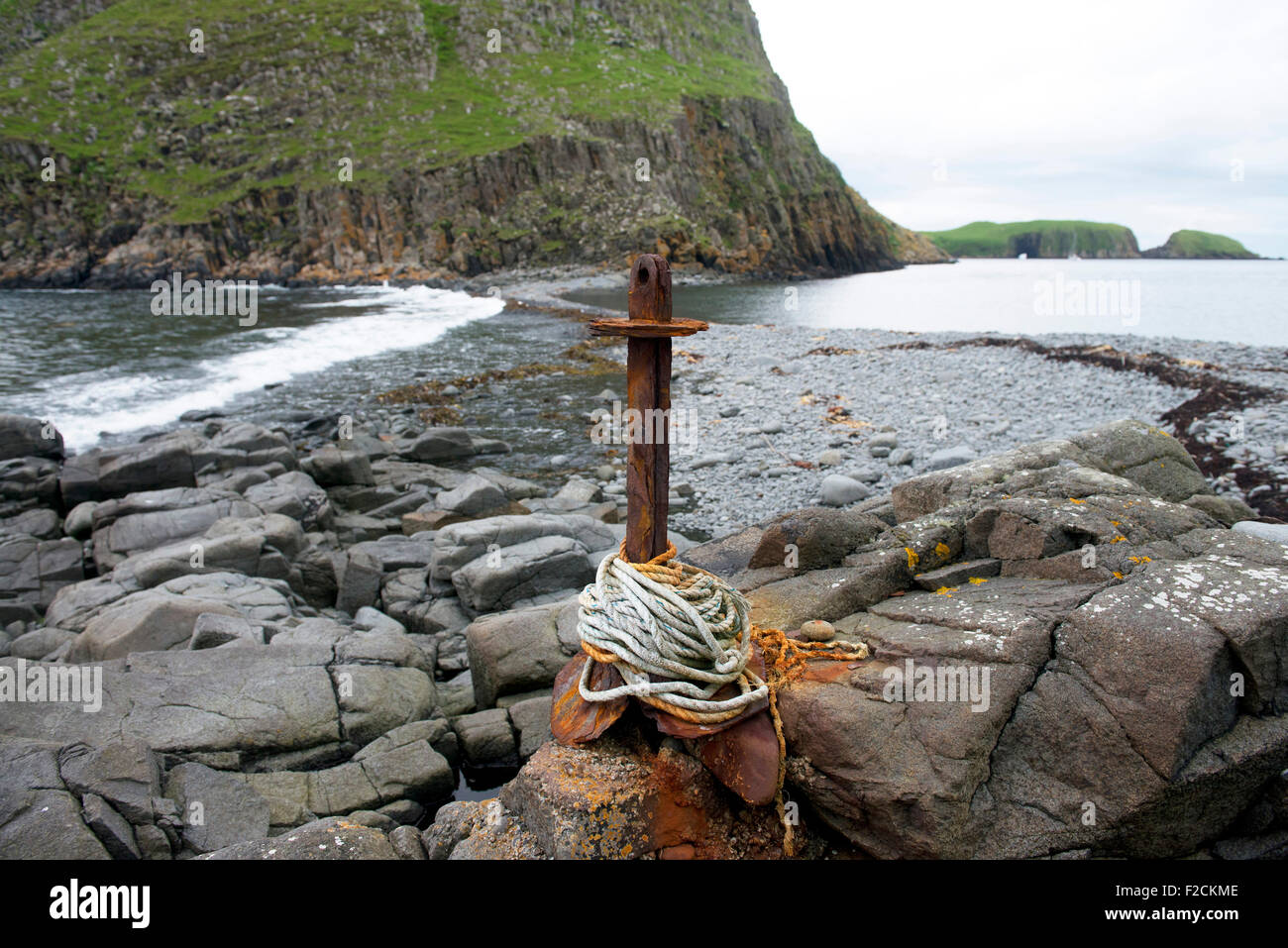 The Shiant islands off Lewis and Harris in Outer Hebrides Stock Photo ...