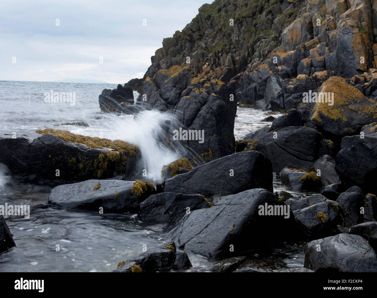 The Shiant islands off Lewis and Harris in Outer Hebrides Stock Photo ...