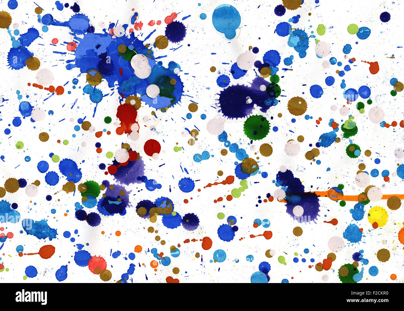 Close up of paper painted used dripping technique Stock Photo - Alamy