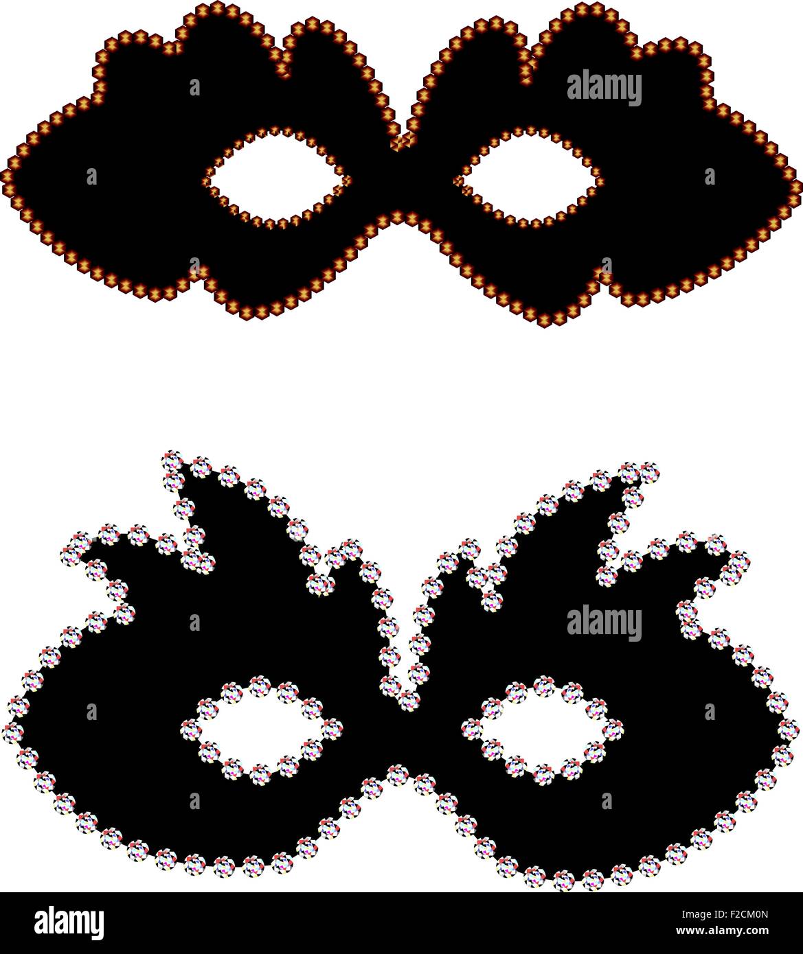 Masks venice italy Stock Vector Images - Alamy