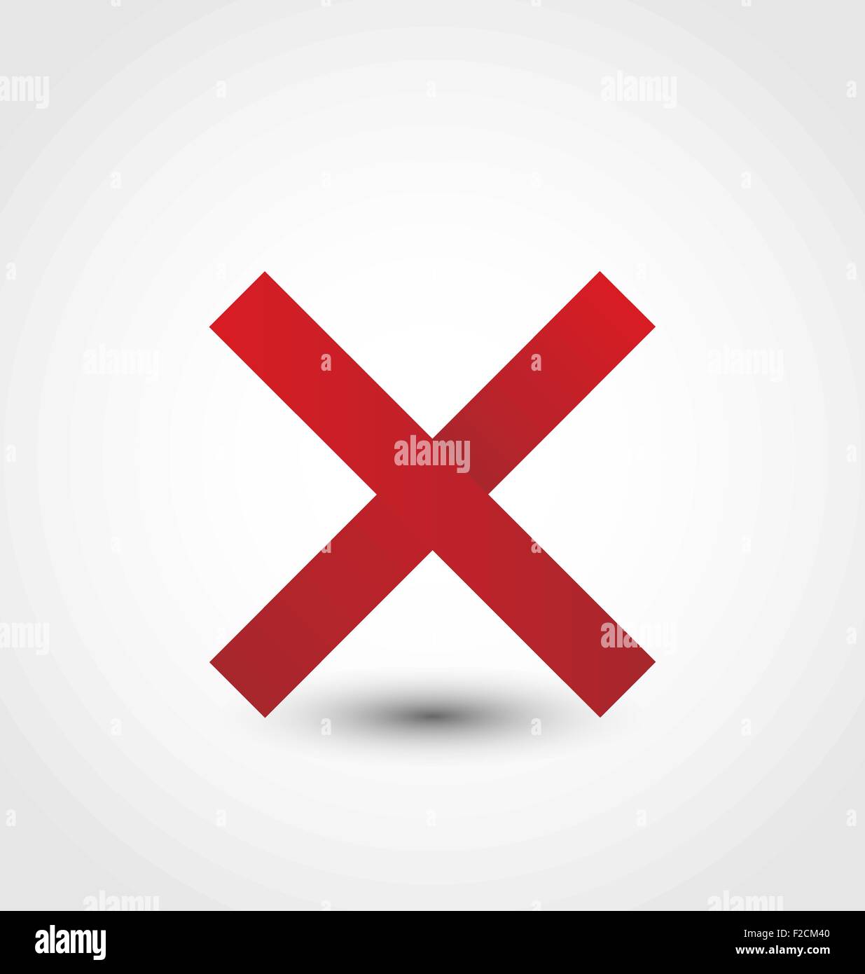 Cross mark isolated on white background Stock Vector Image & Art - Alamy