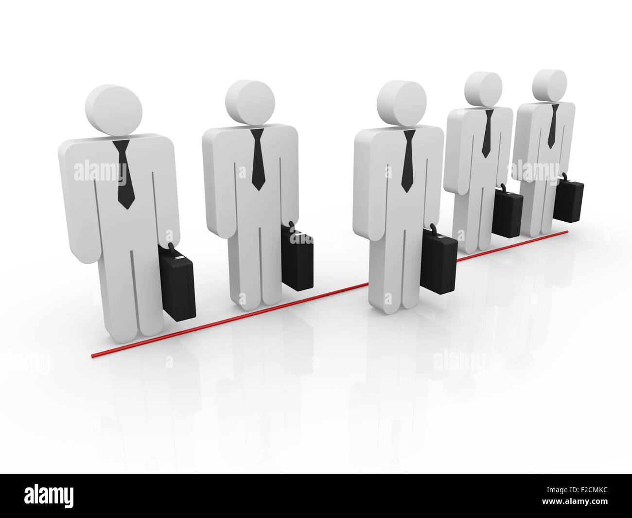 Business people , This is a computer generated and 3d rendered picture ...