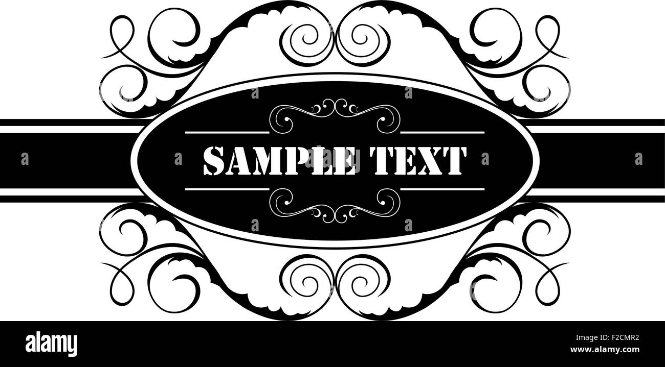 Illustration of floral banne Stock Vector Image & Art - Alamy