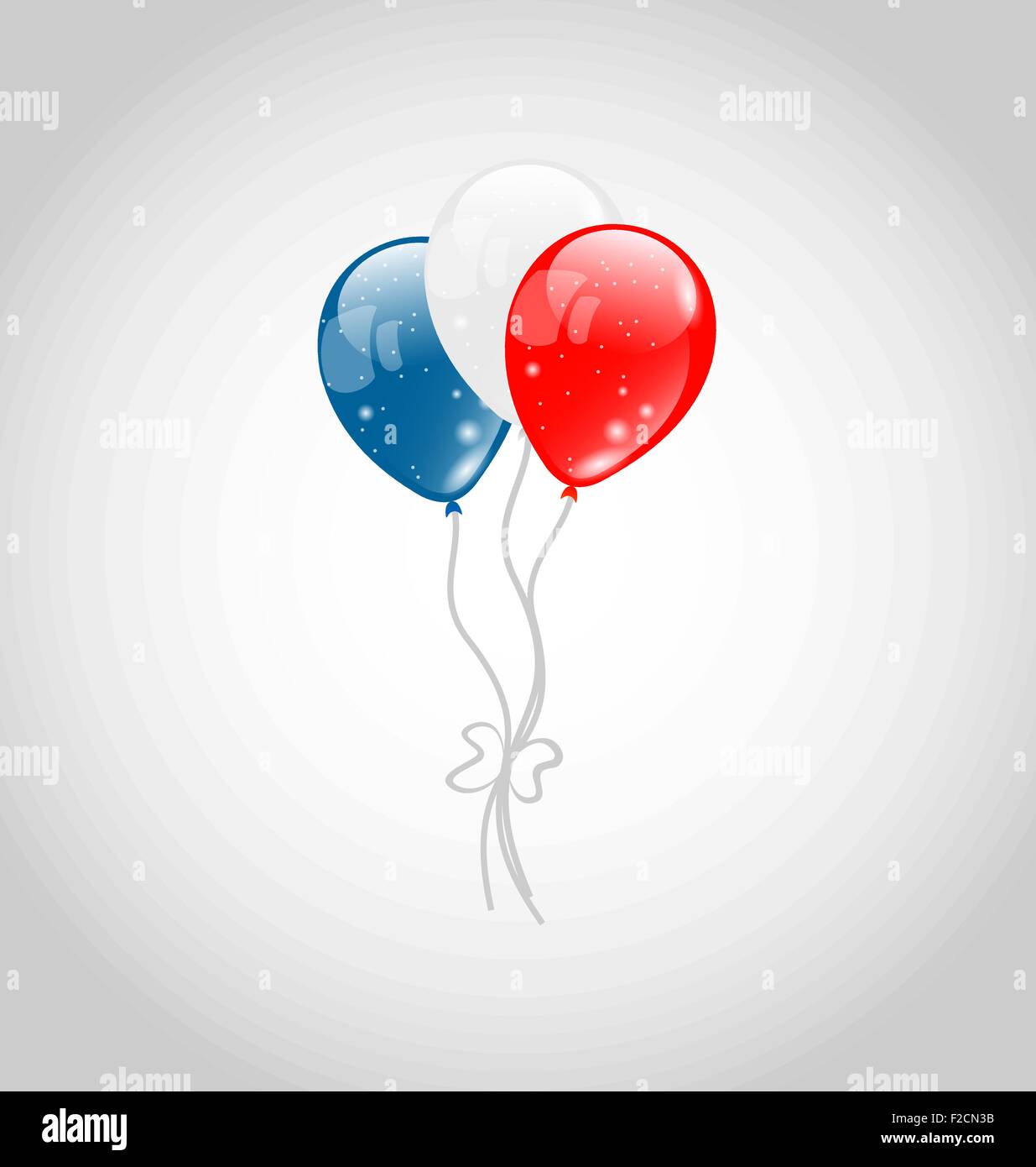 Flying balloons in american flag colors Stock Vector Image & Art - Alamy