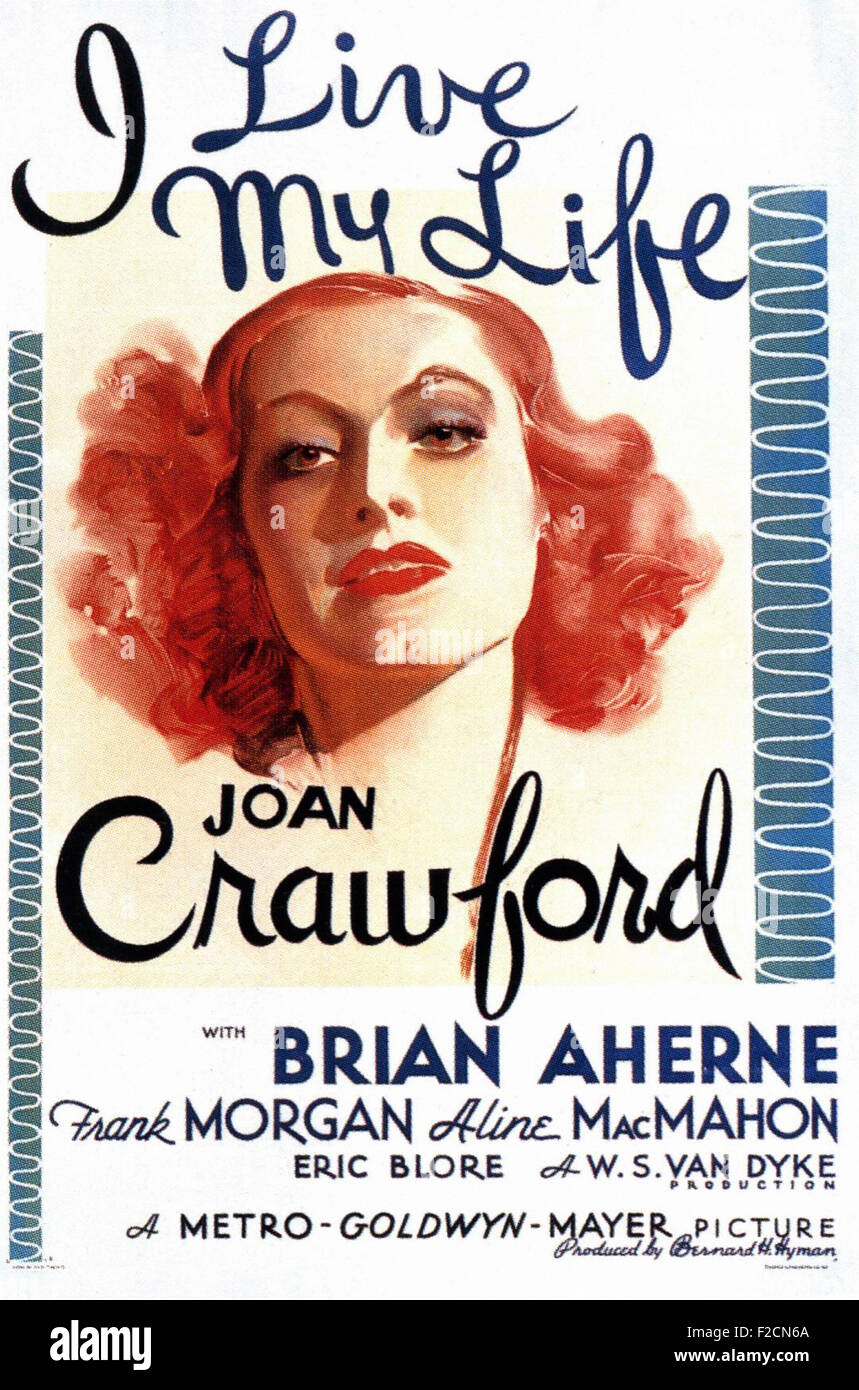 I Live My Life 01 - Movie Poster Stock Photo - Alamy