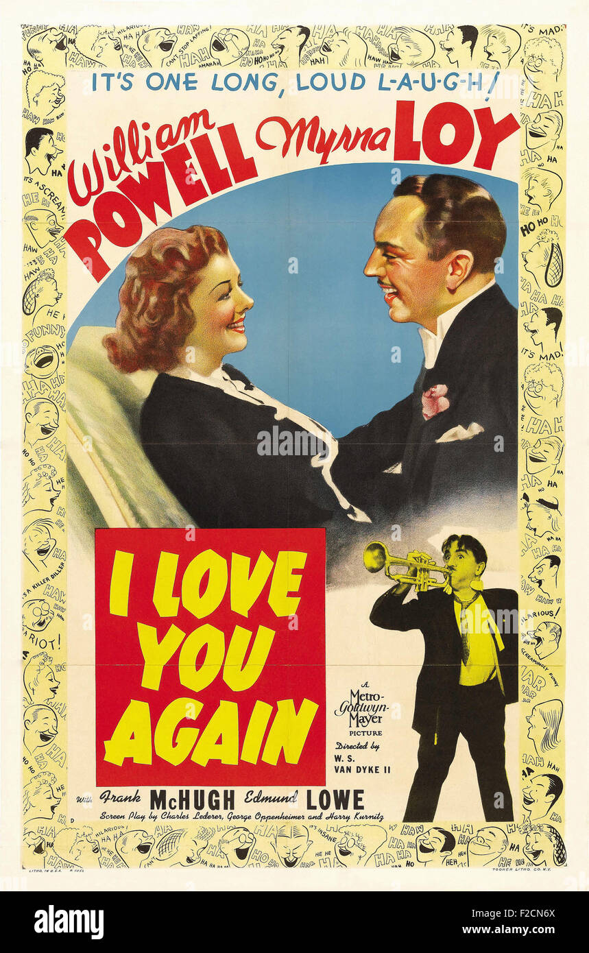 I Love You Again 01 - Movie Poster Stock Photo - Alamy