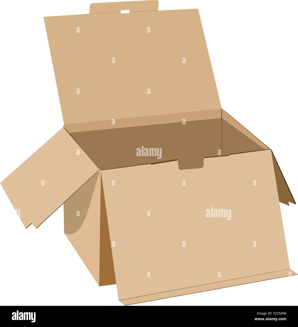 Realistic illustration of box Stock Vector Image & Art - Alamy
