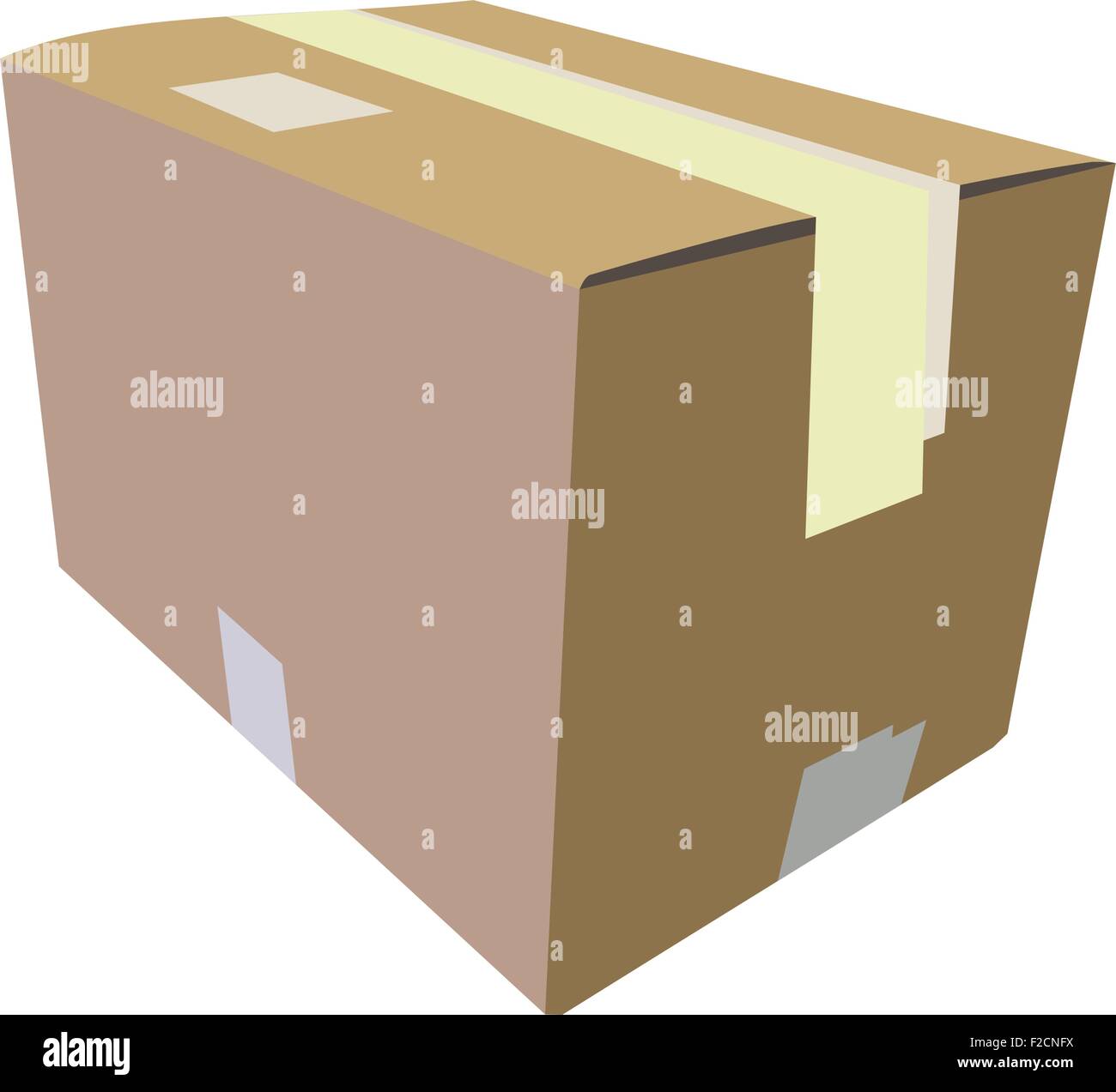 Realistic illustration of box Stock Vector Image & Art - Alamy