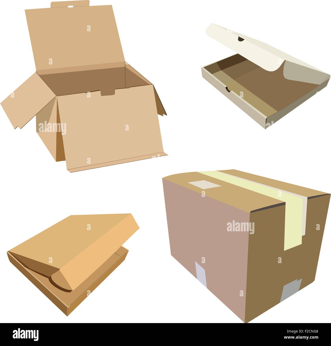 Painting of packages Stock Vector Images - Alamy