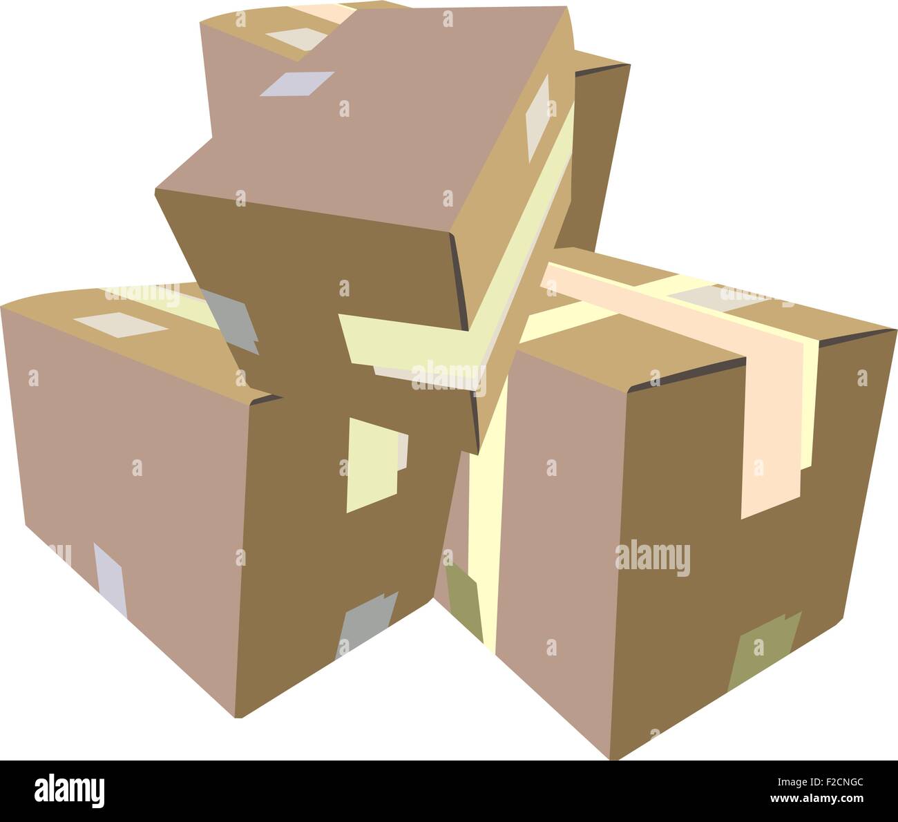 Realistic illustration of box Stock Vector Image & Art - Alamy