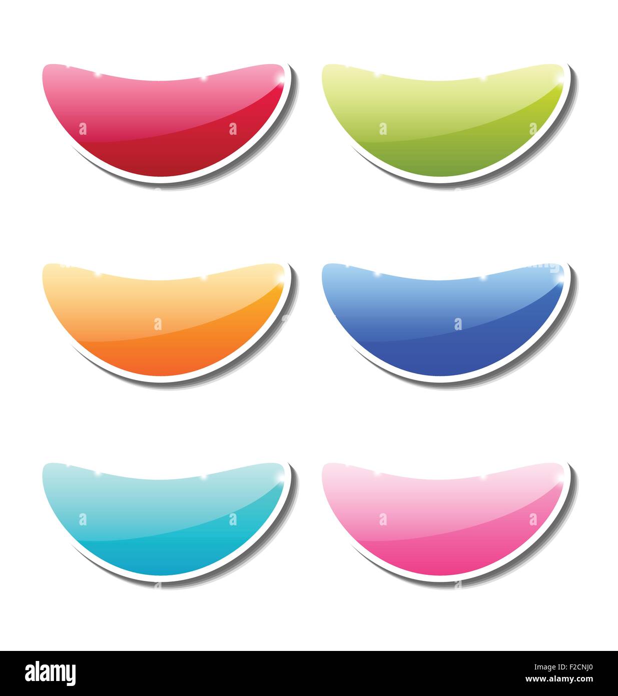 Set of colorful label paper Stock Vector Image & Art - Alamy