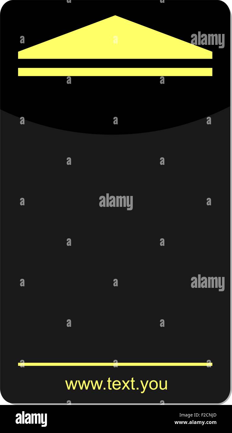 Invitation business empty card Stock Vector Images - Alamy