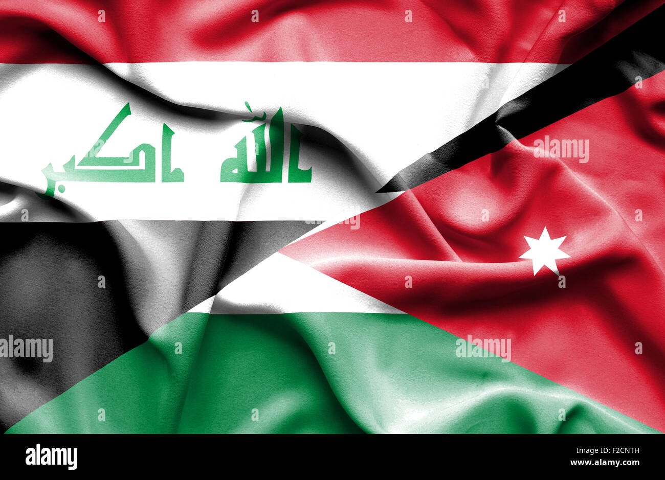 Jordan iraq flag hi-res stock photography and images - Alamy