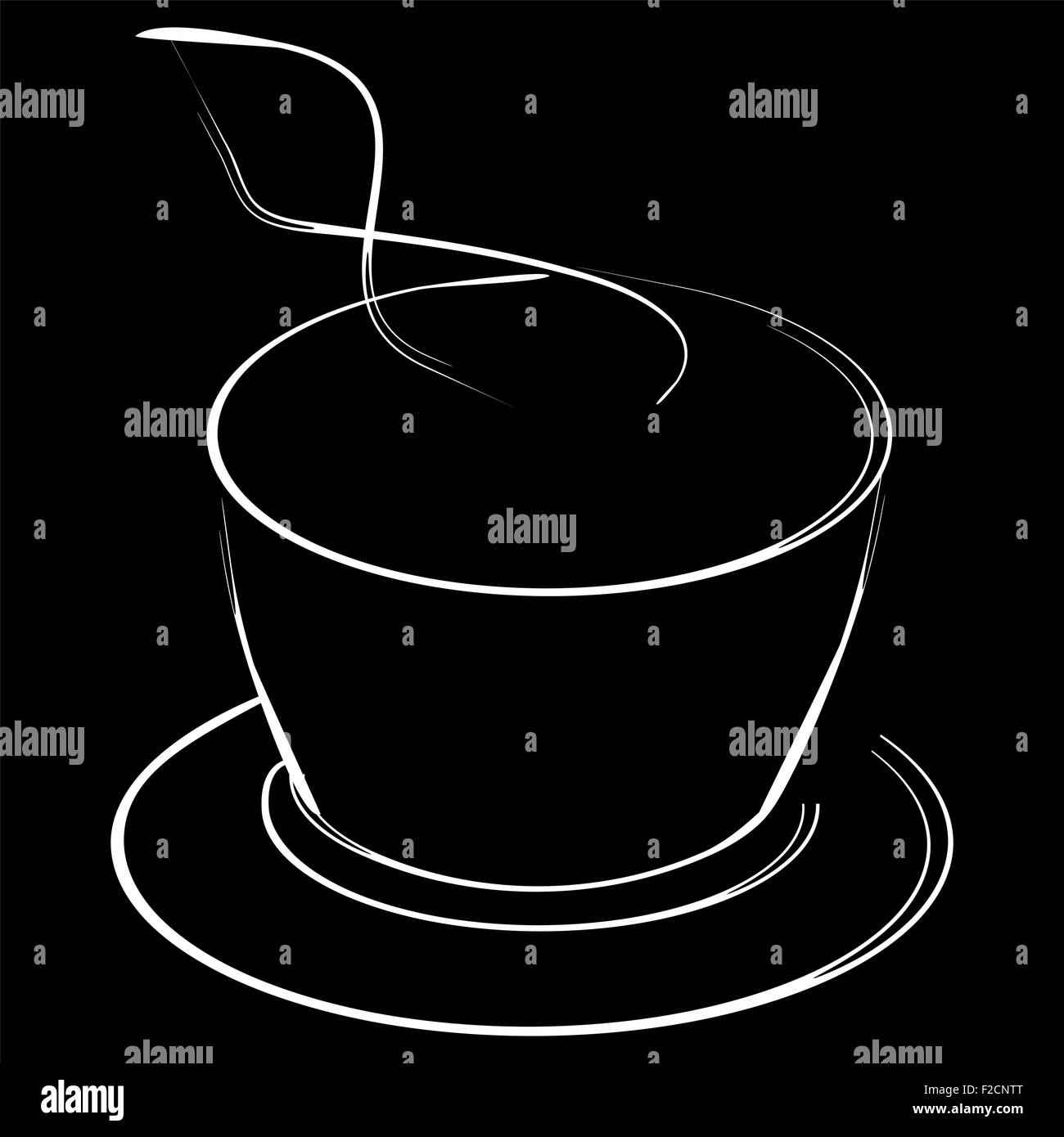 Illustartion style logo coffee cap Stock Vector Image & Art - Alamy