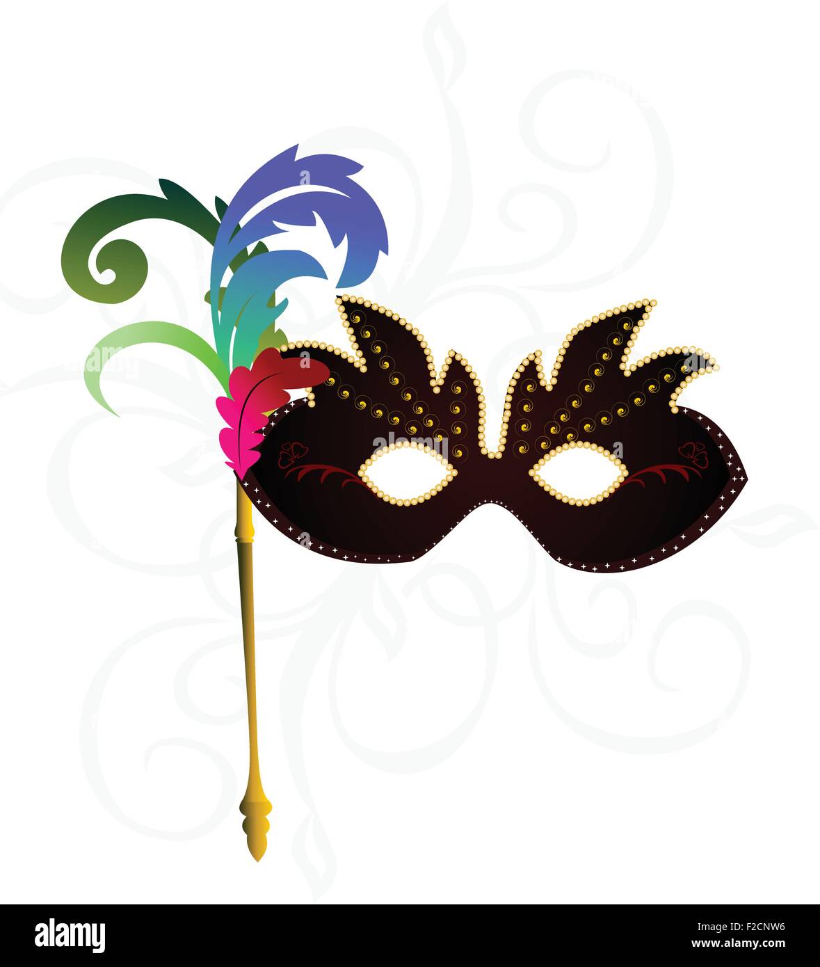 Realistic carnival or theater mask Stock Vector Image & Art - Alamy