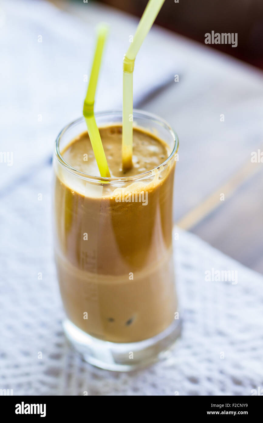 Cold coffee milk ice hi-res stock photography and images - Alamy
