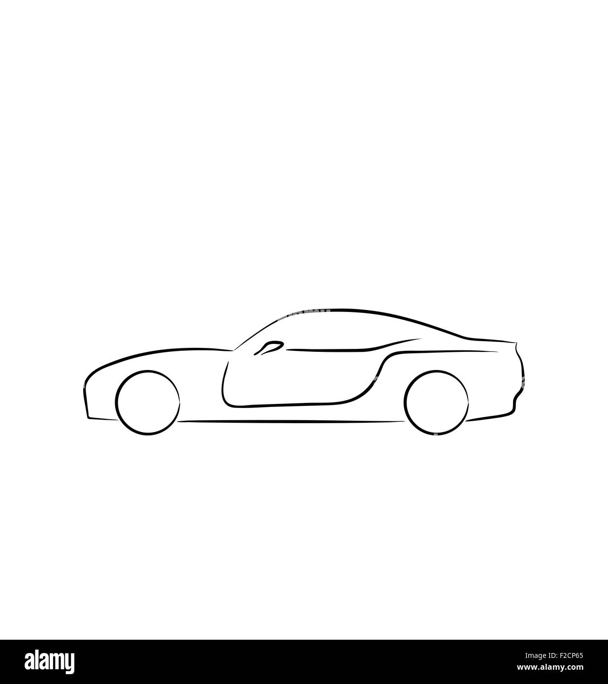 Side profile vehicle Black and White Stock Photos & Images - Alamy