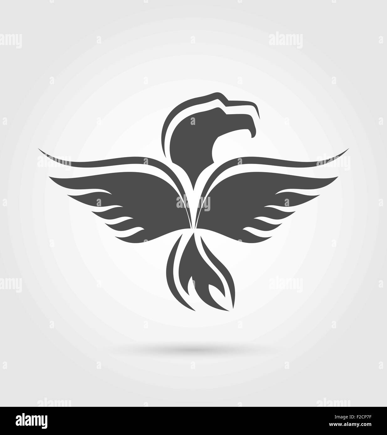 Eagle symbol isolated on white background Stock Vector Image & Art - Alamy