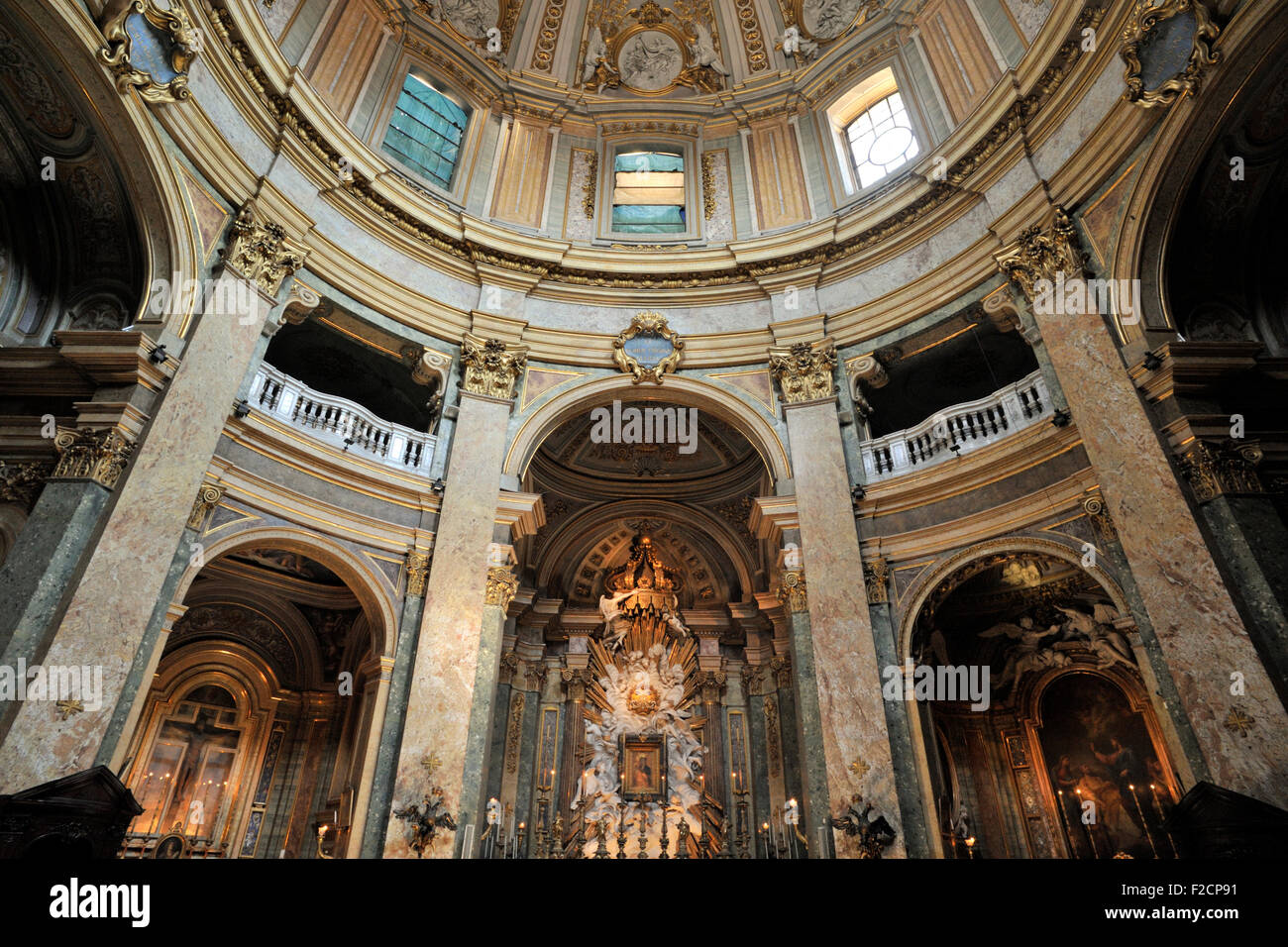 Baroque church interior hi-res stock photography and images - Alamy