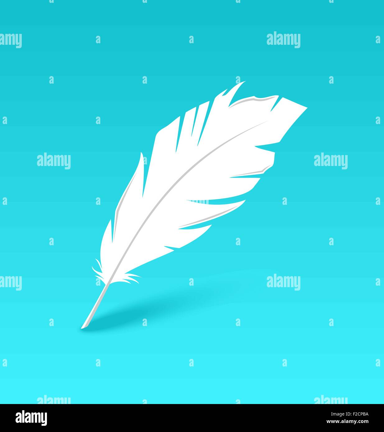 Poet writing on white background Stock Vector Images - Alamy