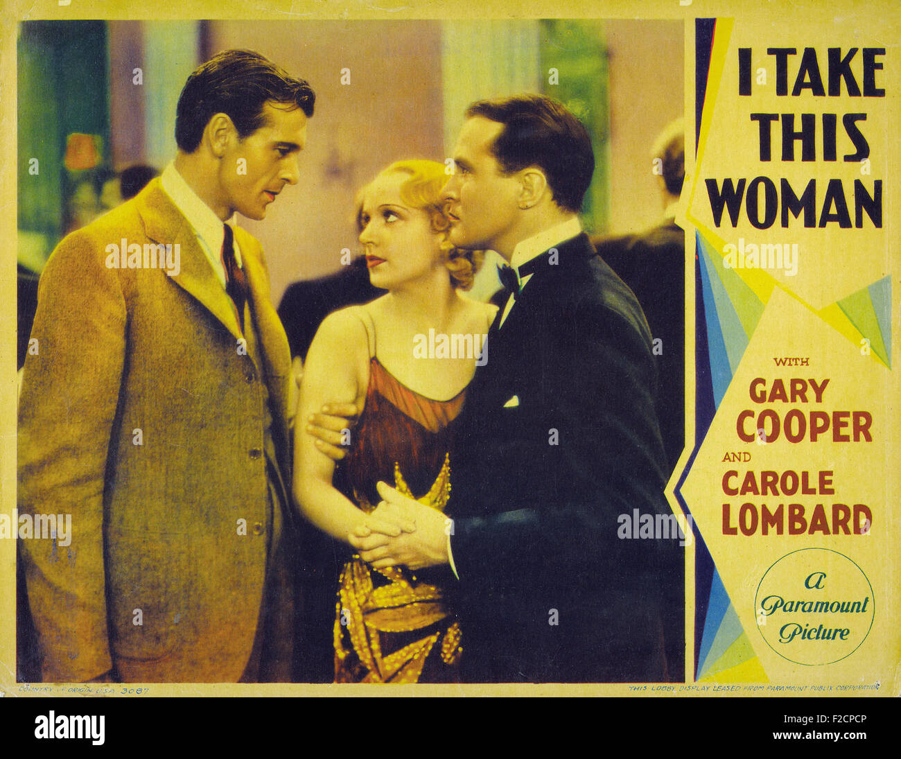 I Take This Woman (1931) 04 - Movie Poster Stock Photo - Alamy