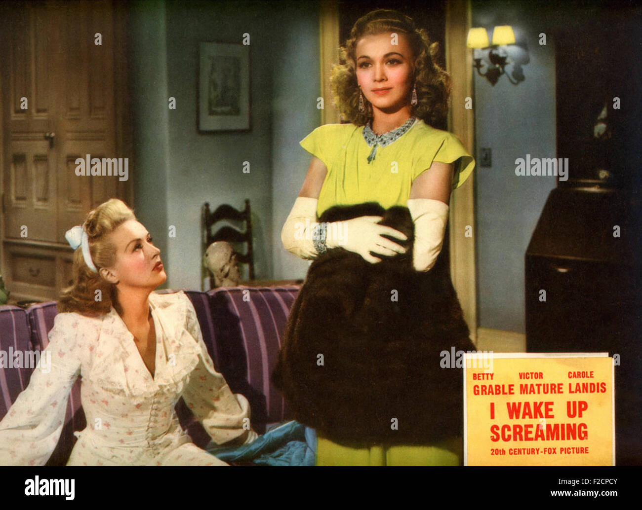 I Wake Up Screaming 02 - Movie Poster Stock Photo - Alamy