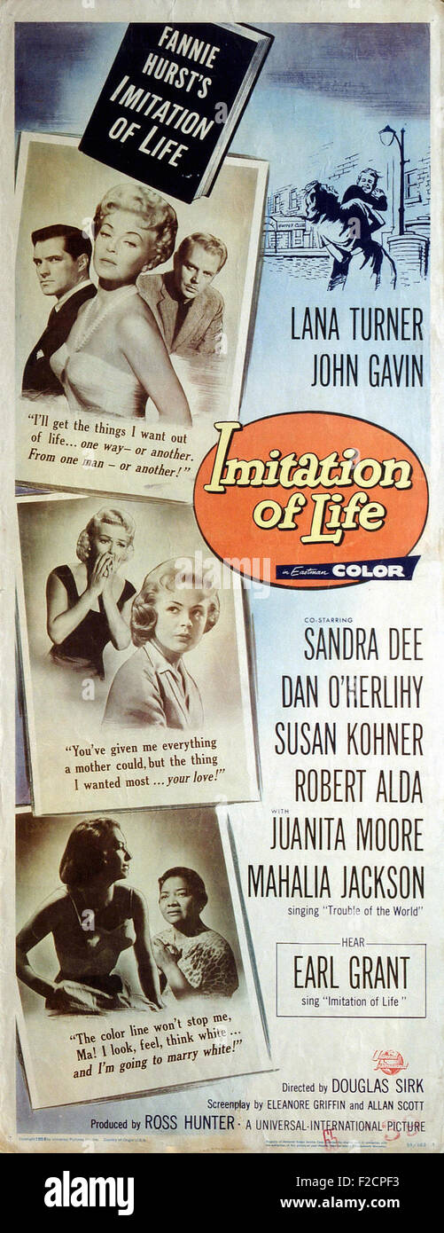 Imitation of Life (1959) 03 - Movie Poster Stock Photo - Alamy