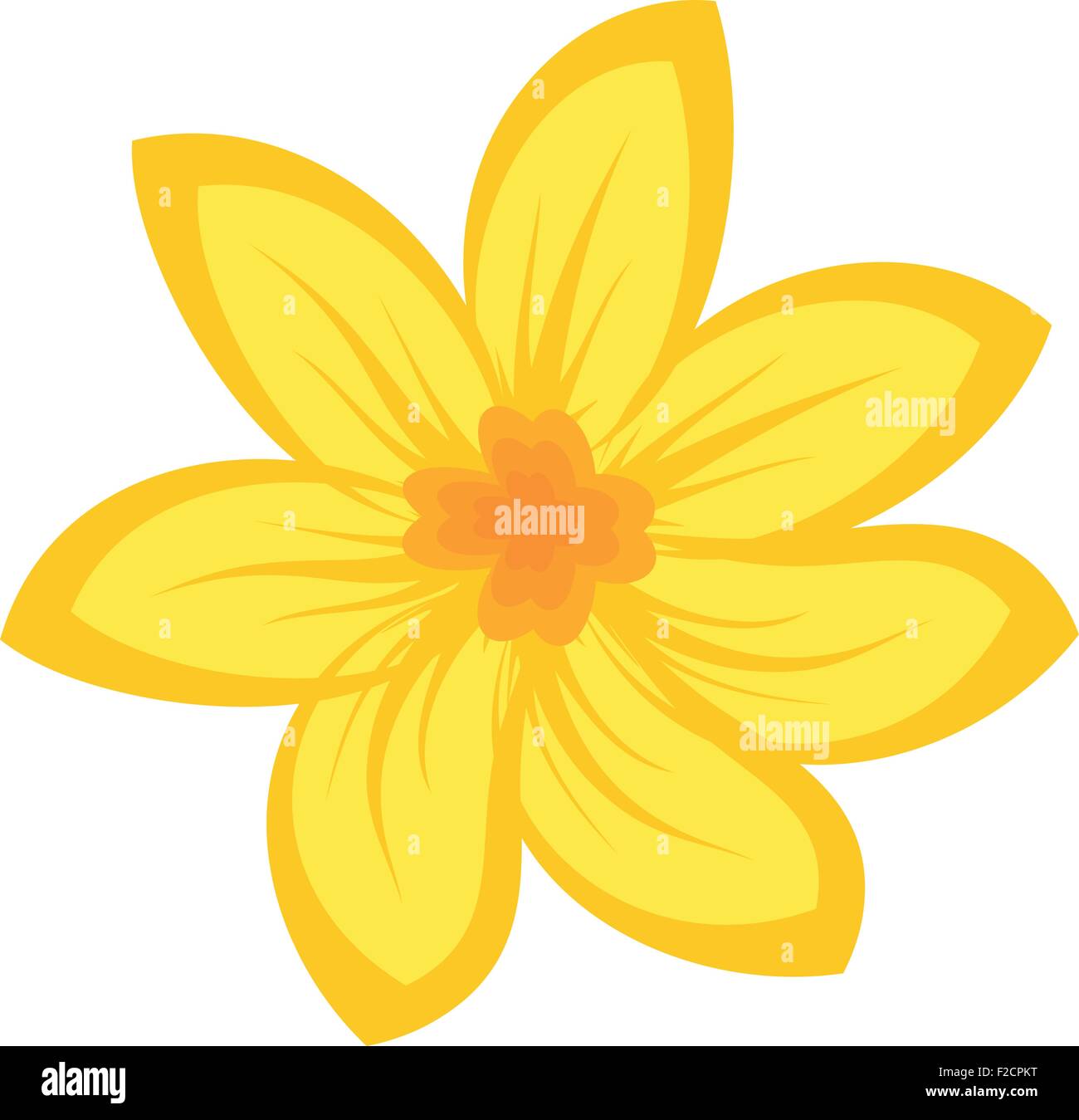 Cartoon illustration of flowers Stock Vector Image & Art - Alamy