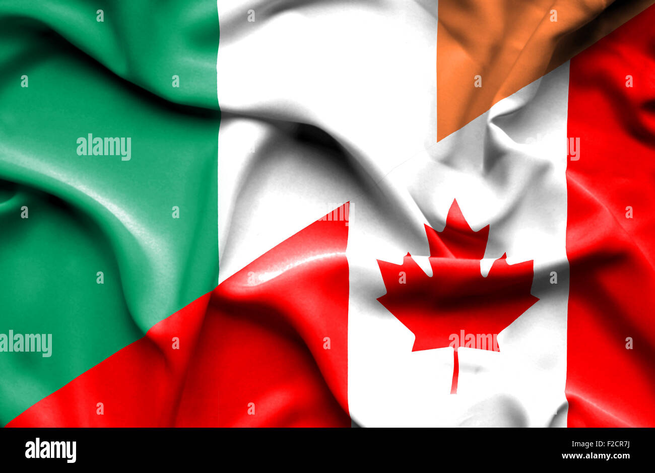 Canada ireland flag hi-res stock photography and images - Alamy