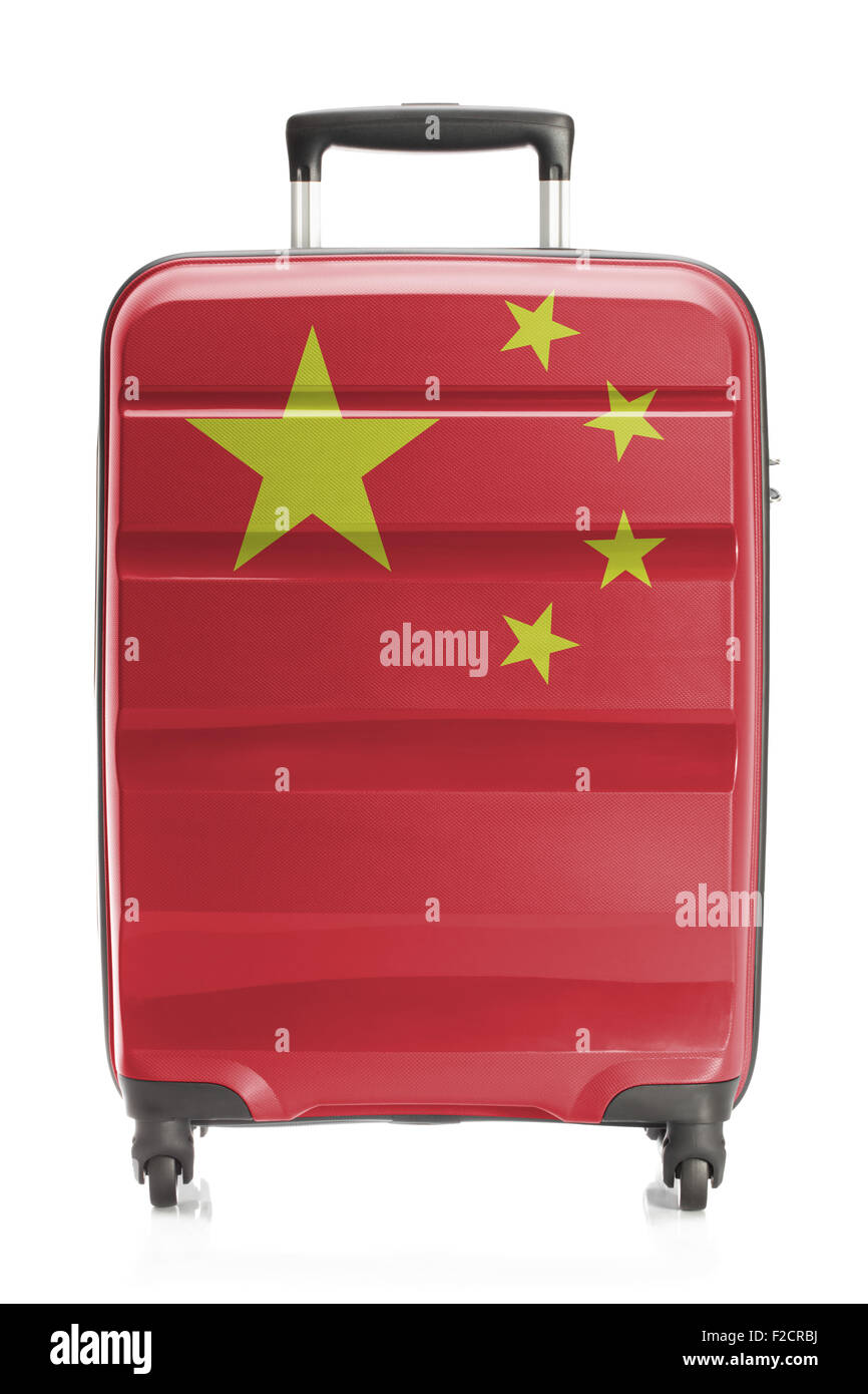 Suitcase painted into national flag series - China Stock Photo - Alamy