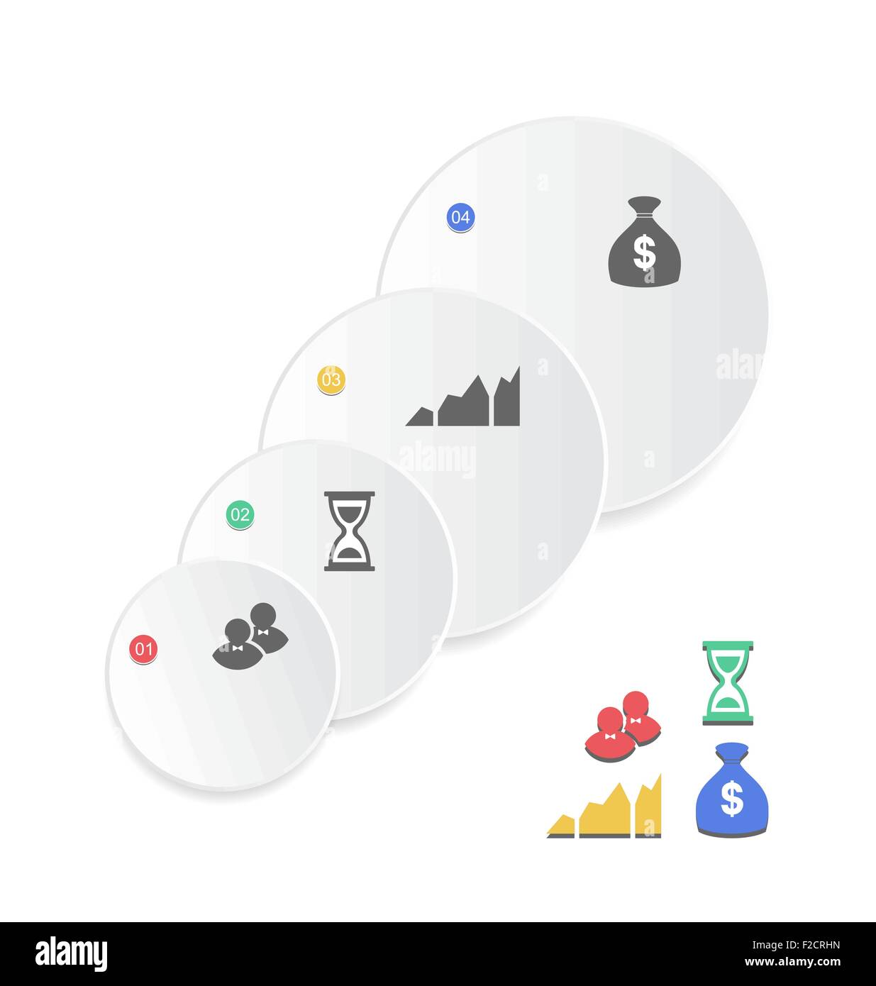 Modern design circle with infographic icons Stock Vector Image & Art ...