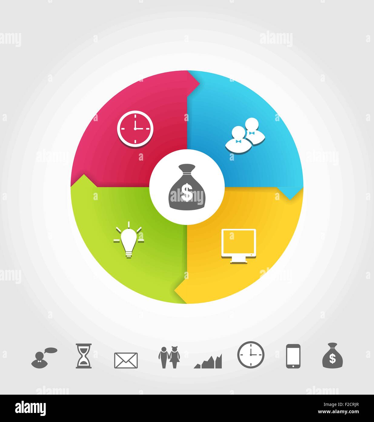 Set infographic icons, minimal style Stock Vector Image & Art - Alamy