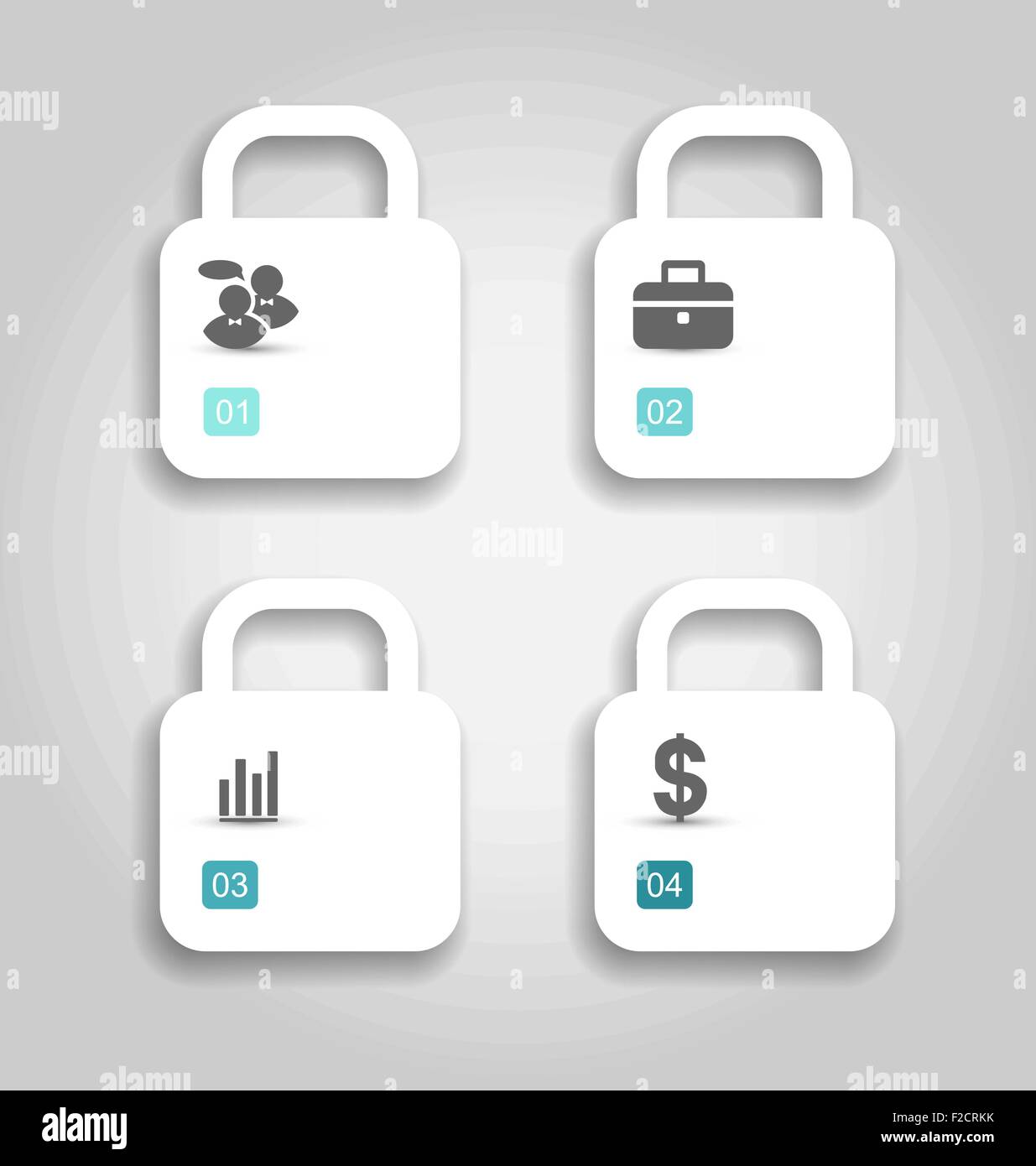 Set brochures can be used for infographics, numbered banners Stock ...