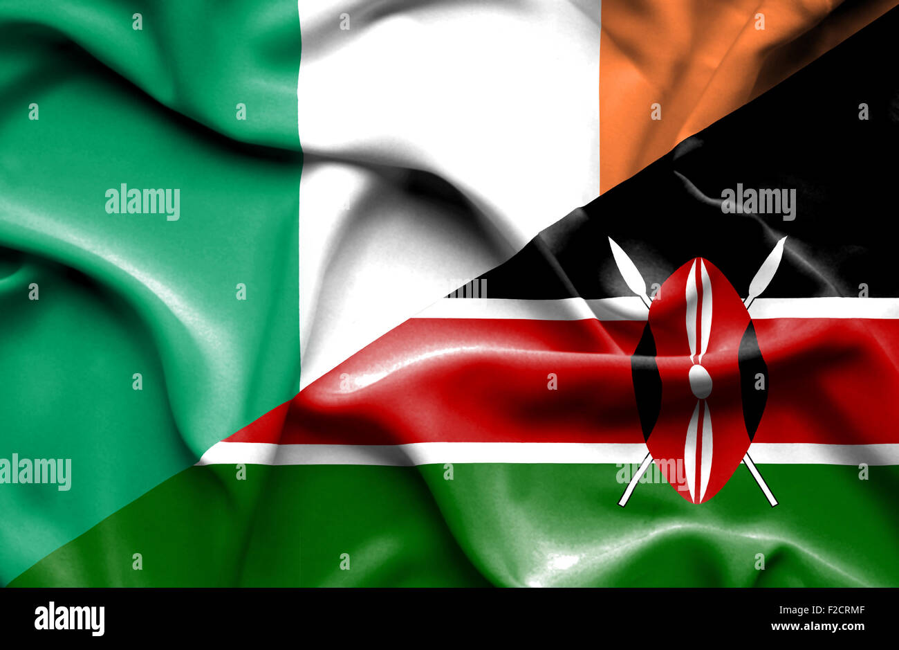 Ireland kenya flag hi-res stock photography and images - Alamy