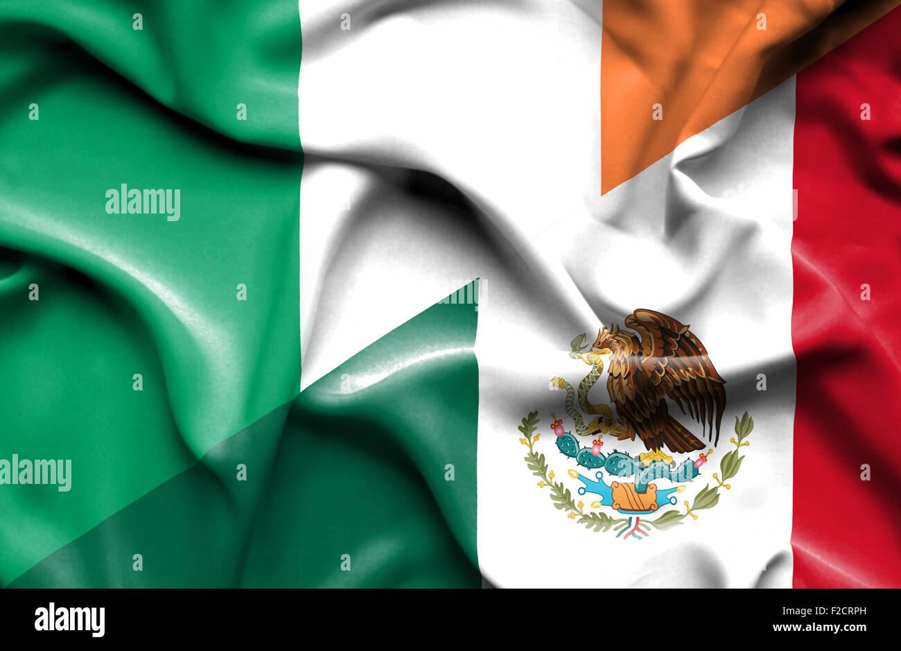 Ireland mexico flag hi-res stock photography and images - Alamy
