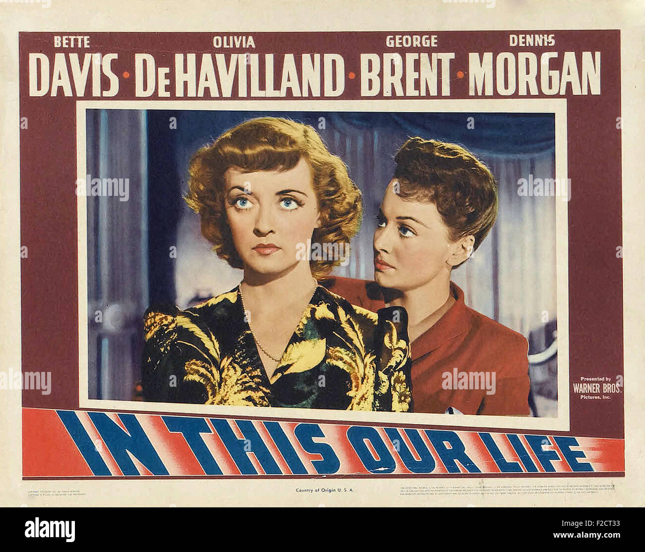 In This Our Life 03 - Movie Poster Stock Photo - Alamy