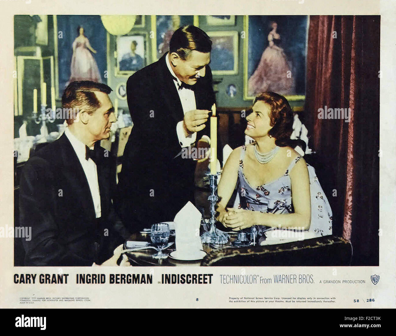 Indiscreet (1958) 06 - Movie Poster Stock Photo - Alamy