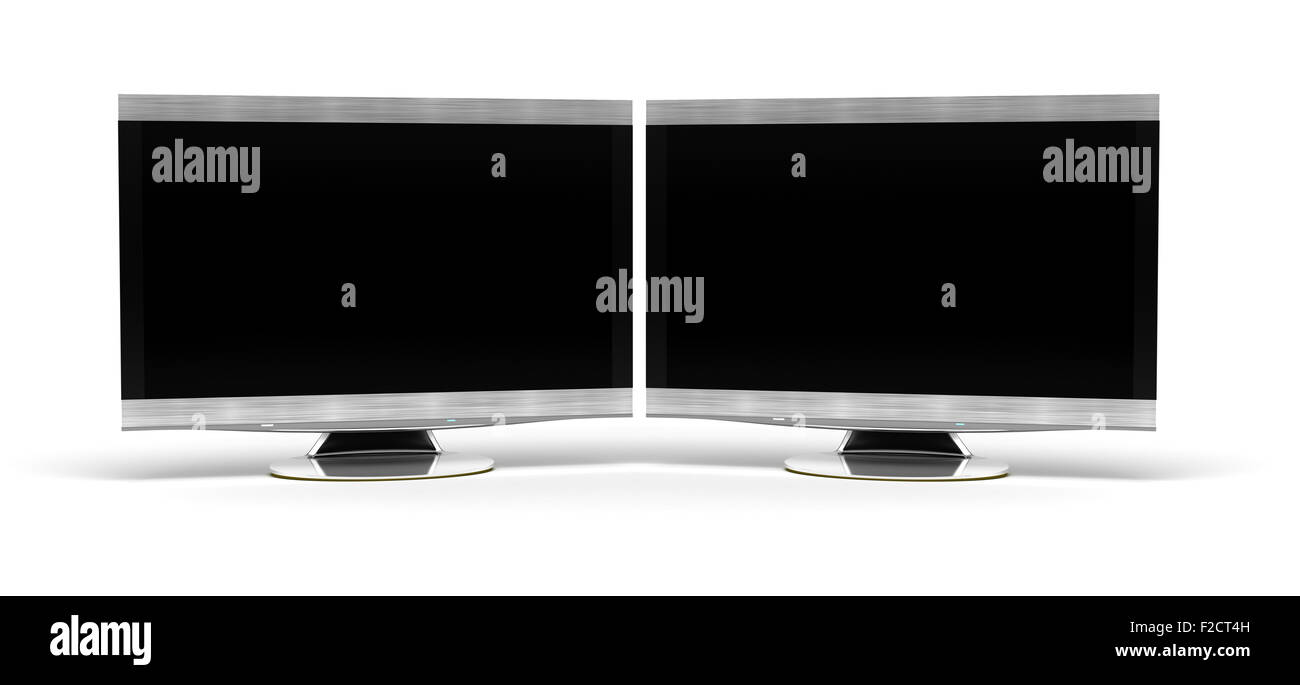 Two HD Display Stock Photo - Alamy