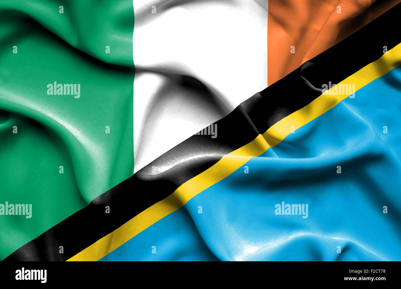 Ireland tanzania flag hi-res stock photography and images - Alamy