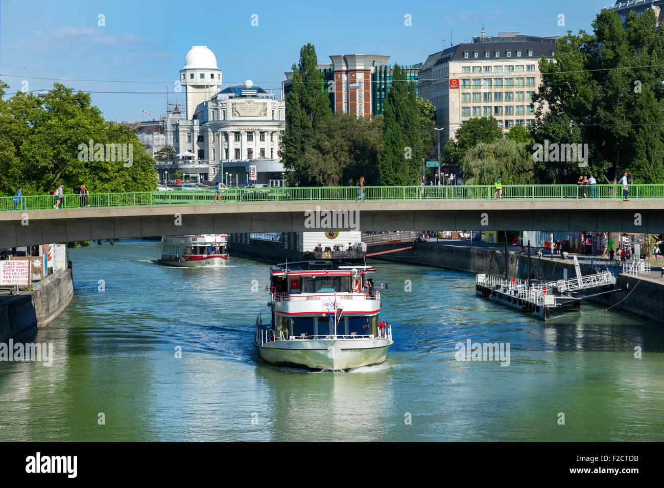 Wien - JULY 31: Typical landscape of Wien the heart of Europe, with ...