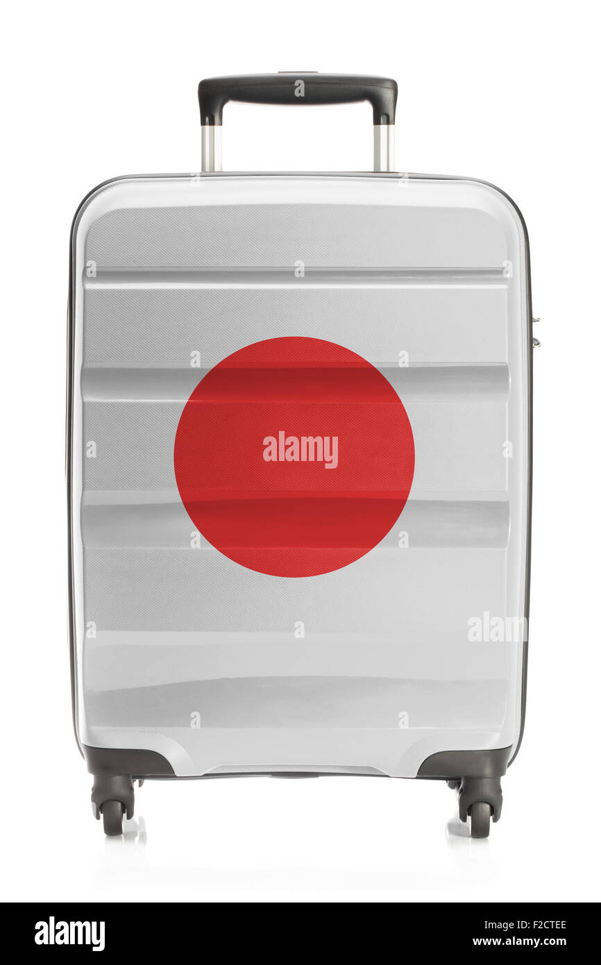 Suitcase painted into national flag series - Japan Stock Photo - Alamy