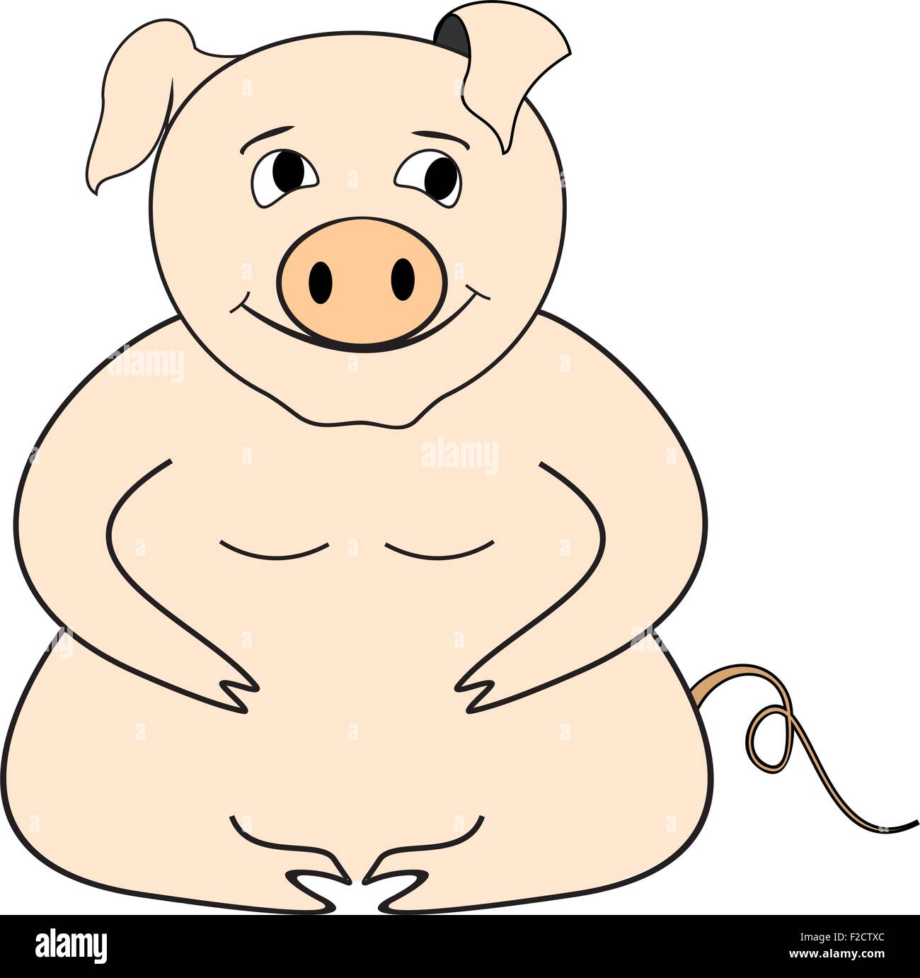 Pigpen outdoors Stock Vector Images - Alamy