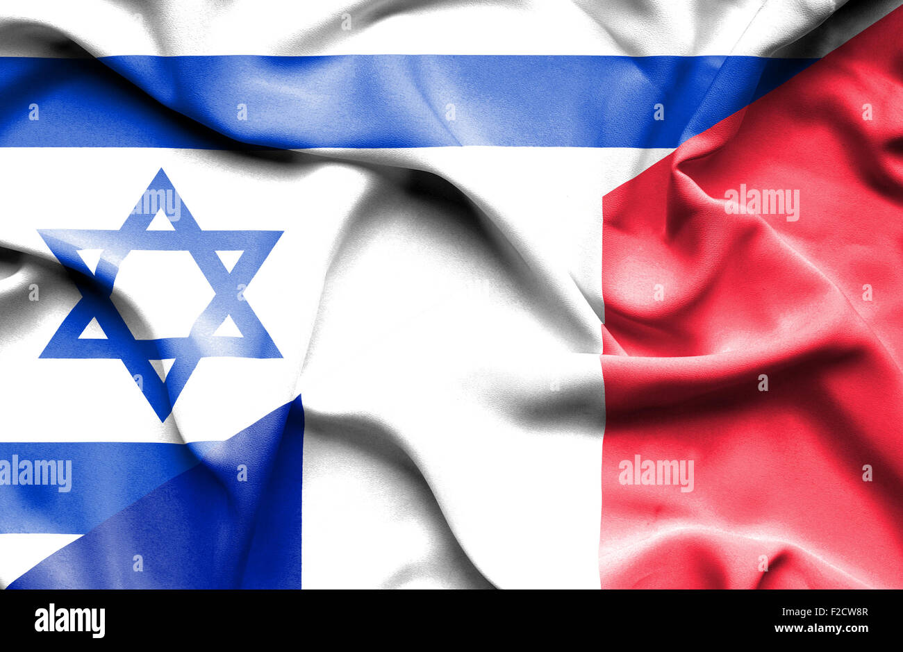 Israeli french flag hi-res stock photography and images - Alamy