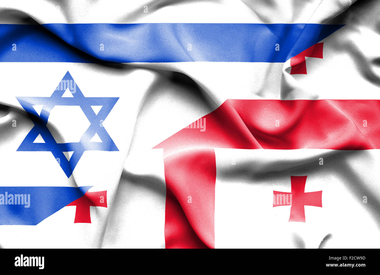 Georgia israel flag hi-res stock photography and images - Alamy