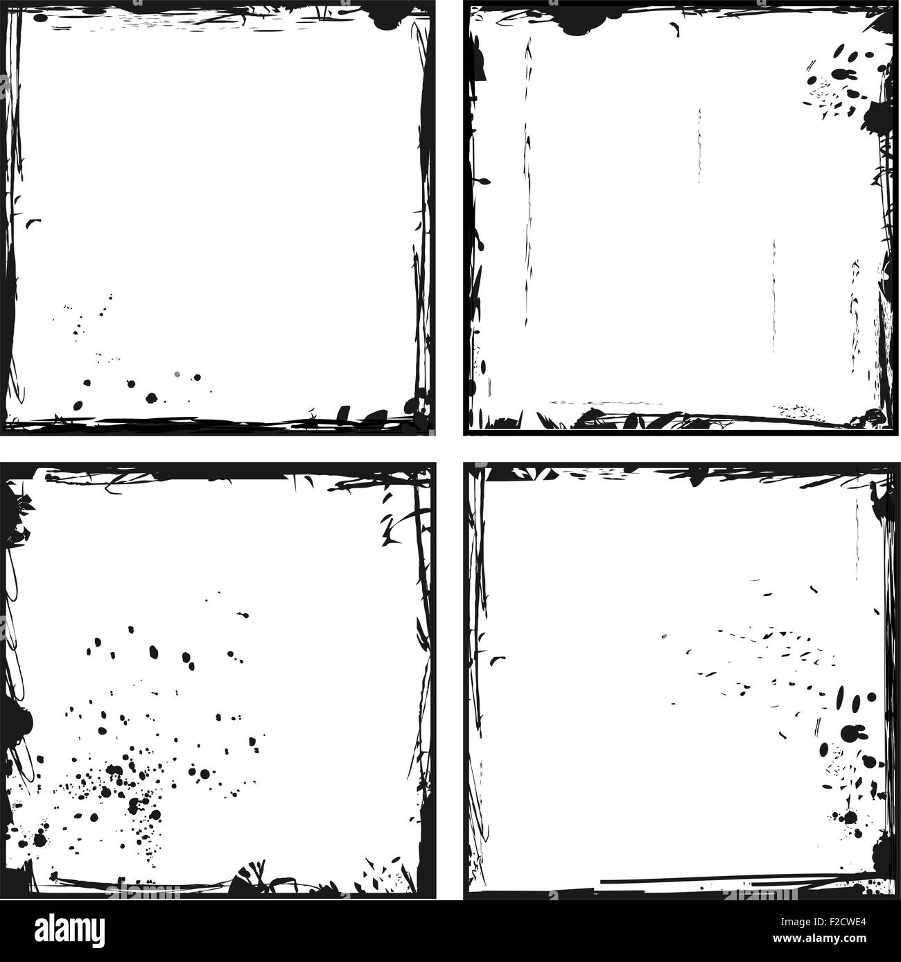 Worn frames Stock Vector Images - Alamy