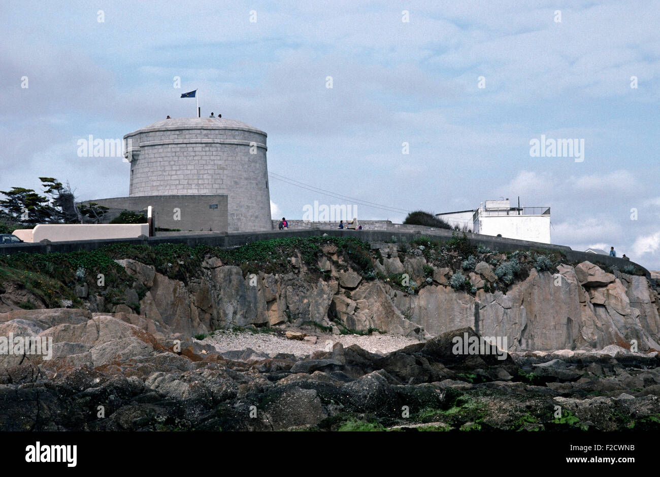 James Joyce Martello Tower and museum, Sandycove, Dublin, Ireland Stock ...